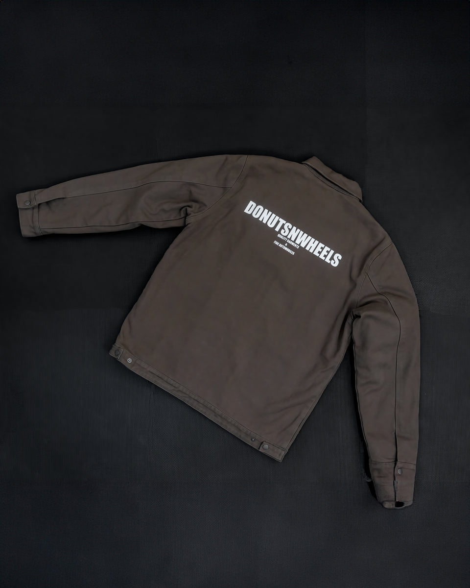 DW Motorist Jacket- Chestnut brown – donuts and wheels